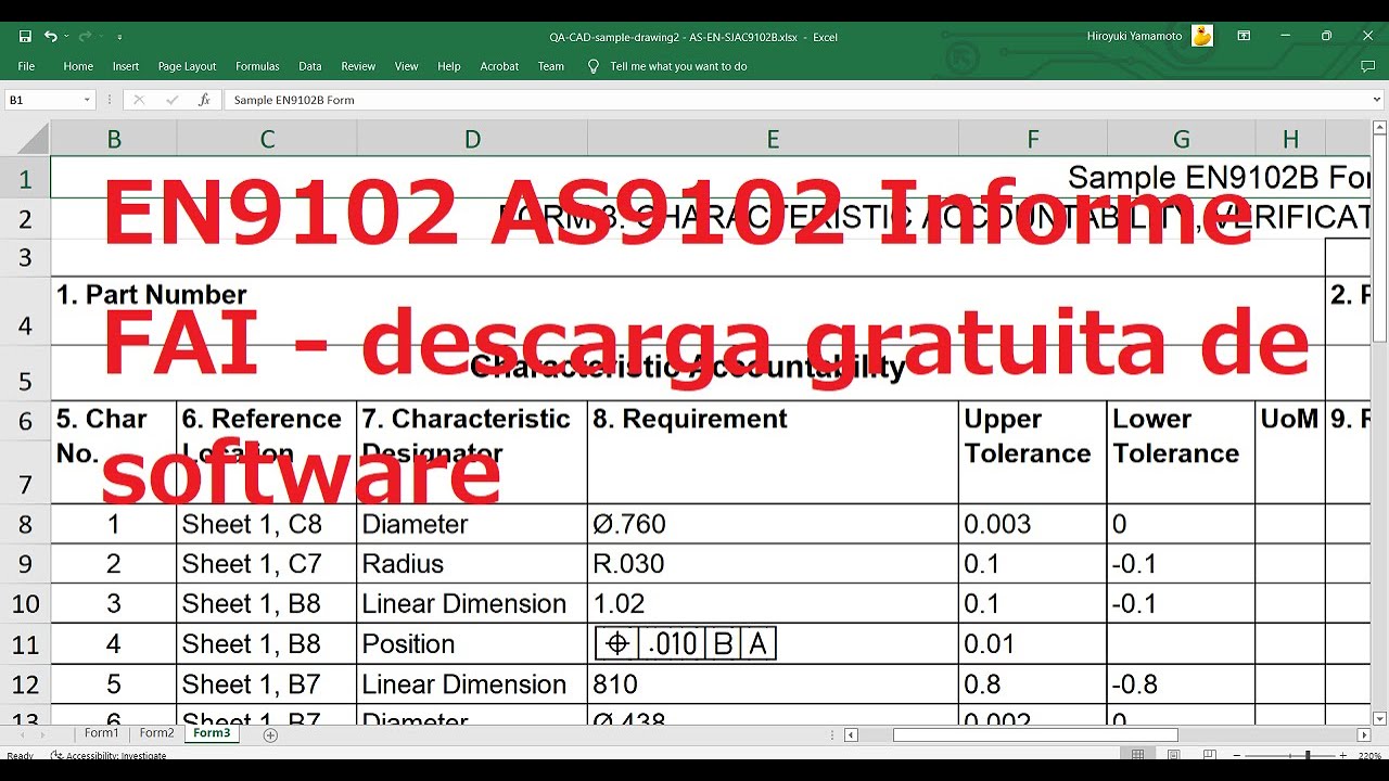 EN9102 AS9102 Informe FAI - descarga gratuita de software - YouTube