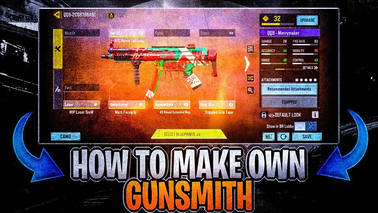 Don't Copy Anyone's Load out Build Your Own Gunsmith In CODM !! # ...