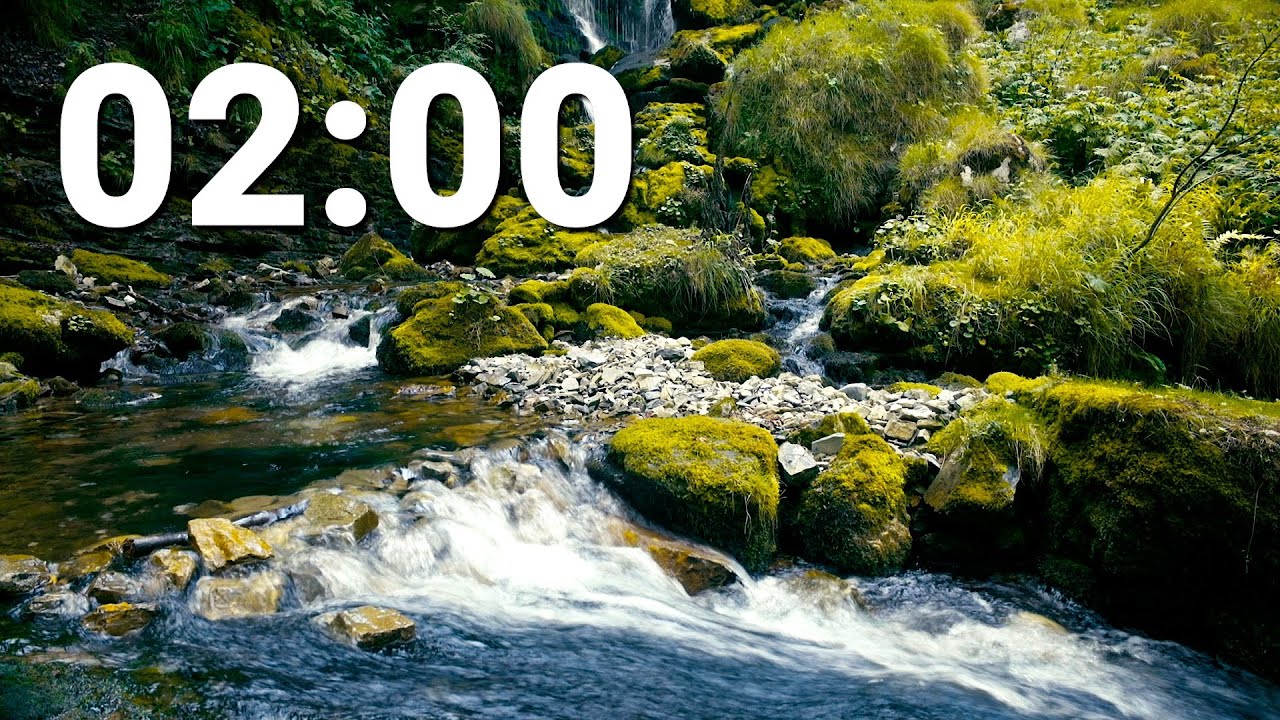 2 Minute Countdown Timer with Alarm and Calm Music to Study or Relax by ...