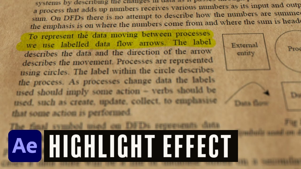 Simple Paper Highlighter Animation | After Effects Tutorial - YouTube