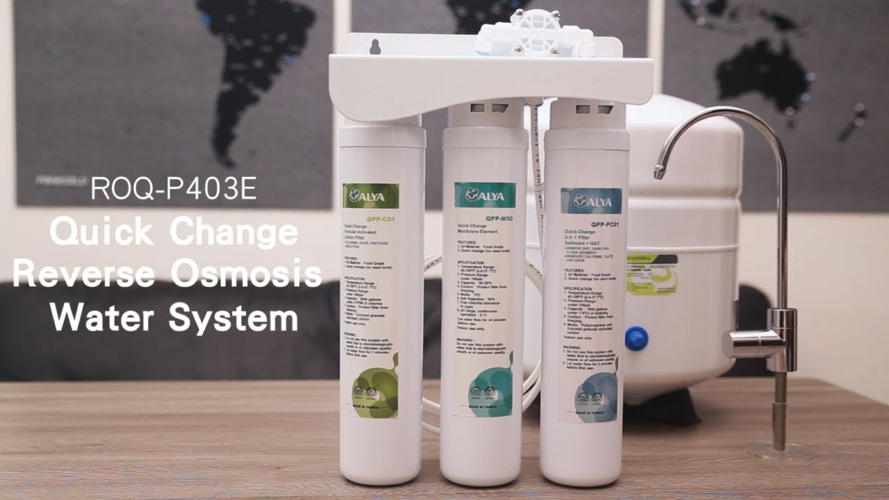Triple Stage Quick Change RO System ROQ-P403E｜EASYWELL - YouTube