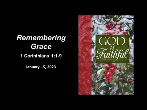 Remembering Grace (pre-service) - YouTube
