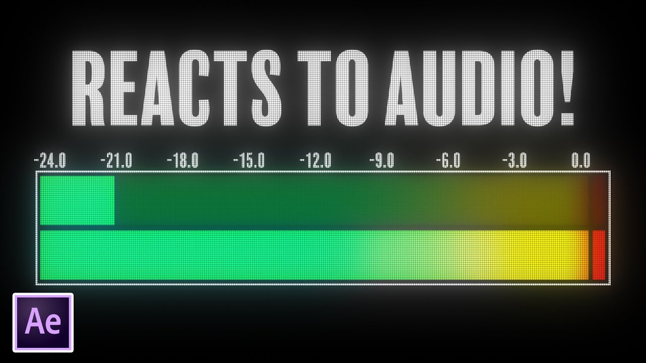 How To Use Audio To Animate Graphics! - YouTube