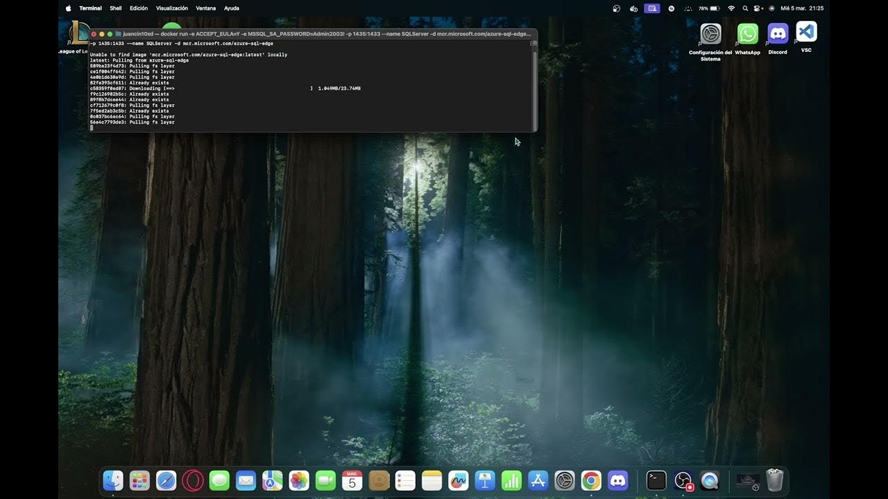 Instalar SQLServer para Mac con Docker y Azure Data Studio - YouTube