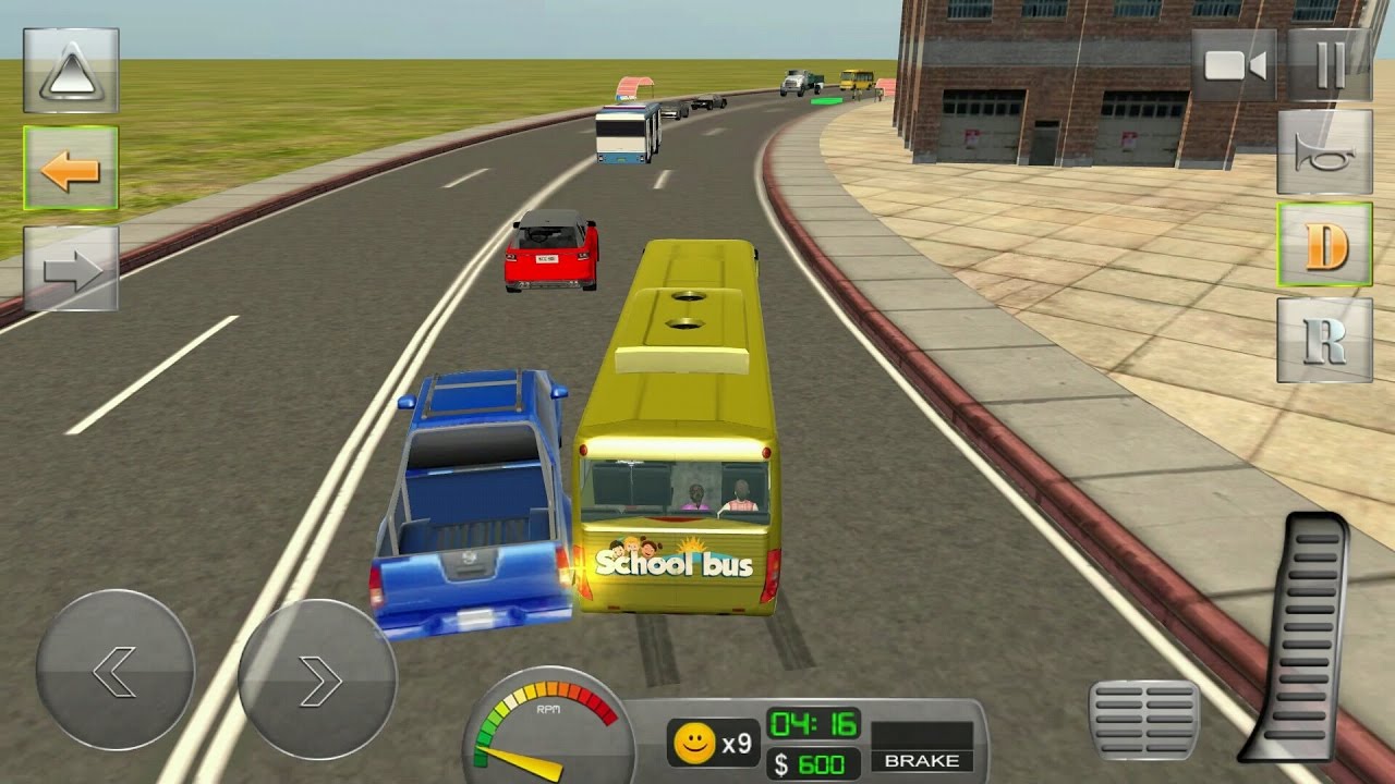 School Bus Driver 3D Simulator Android Gameplay #23 - YouTube