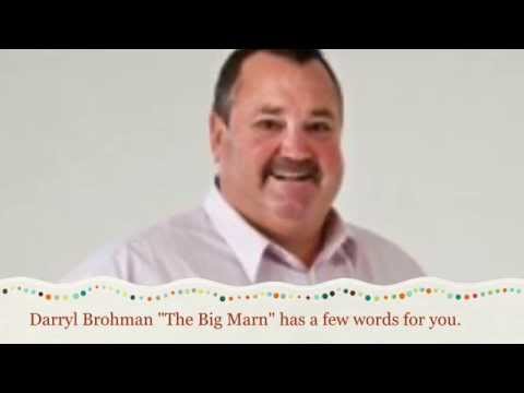 Darryl Brohman - "the Big Marn" TV Personality - YouTube