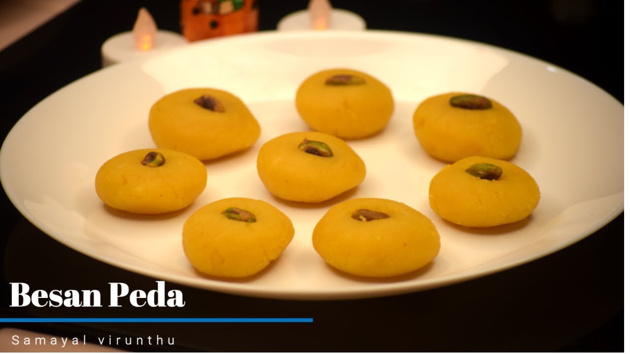 Besan peda in tamil | Besan Barfi in tamil | கடலைமாவு பேடா | Instant ...