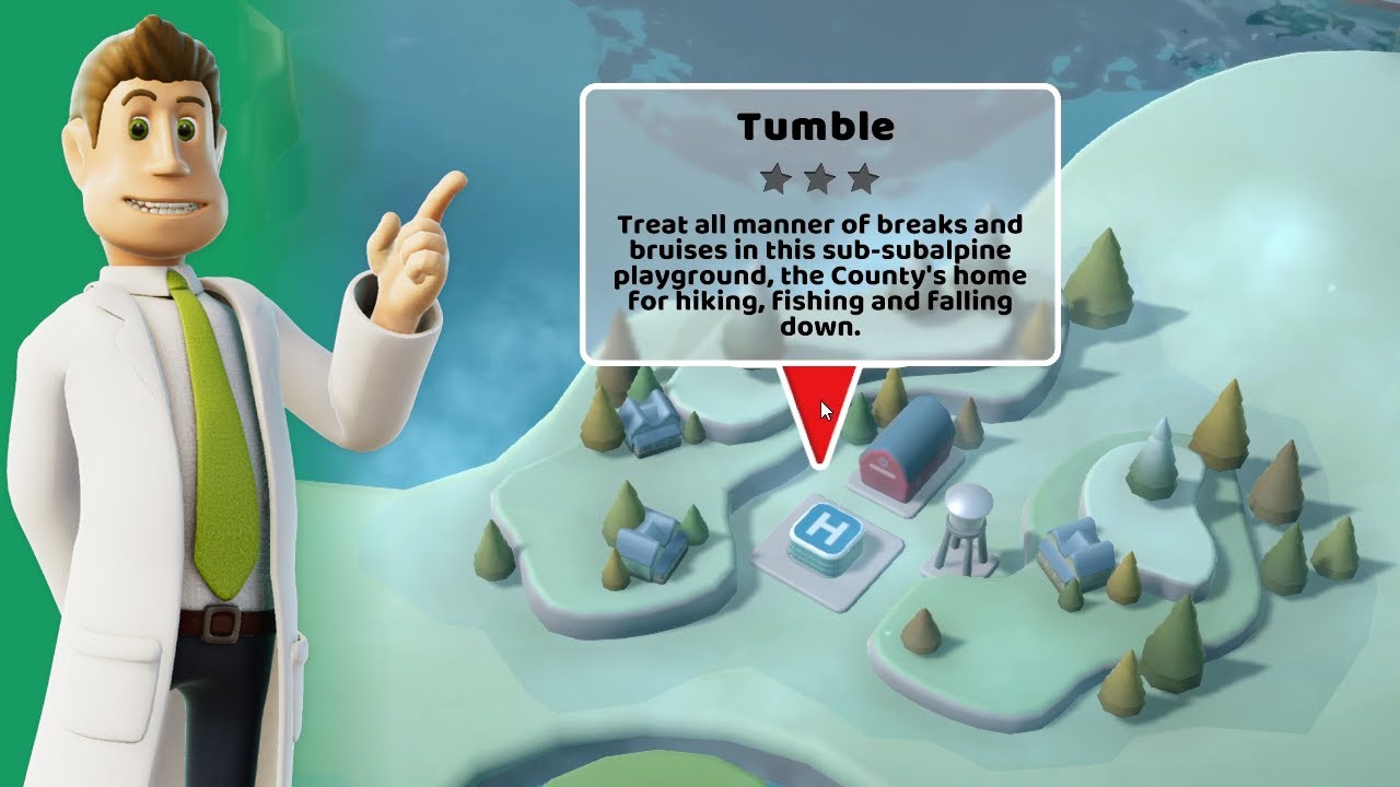 3 Star Tumble (Hospital #5) | Two Point Hospital - YouTube