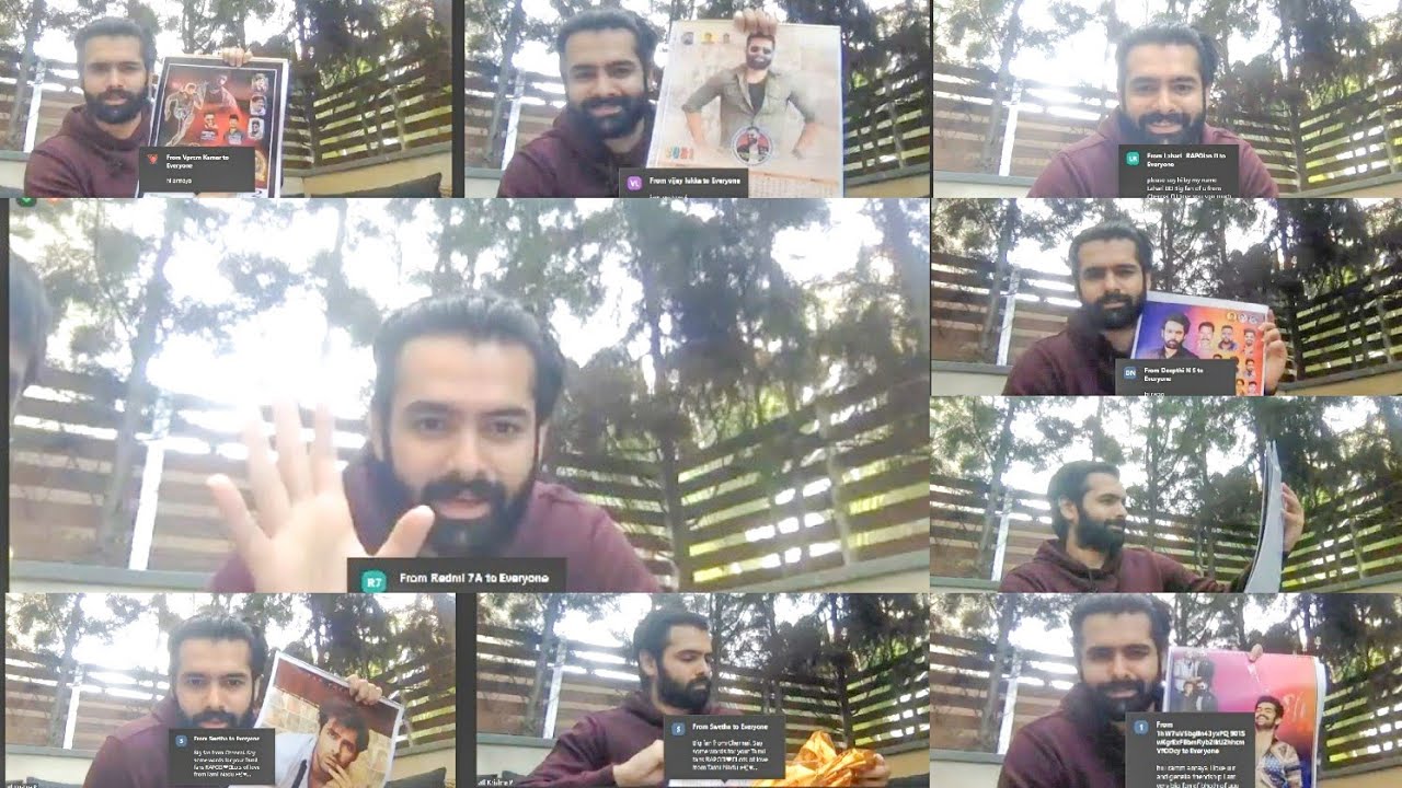 Ram Pothineni First Virtual Fan Meet | CALENDAR LAUNCH 2021 | RAPO ...