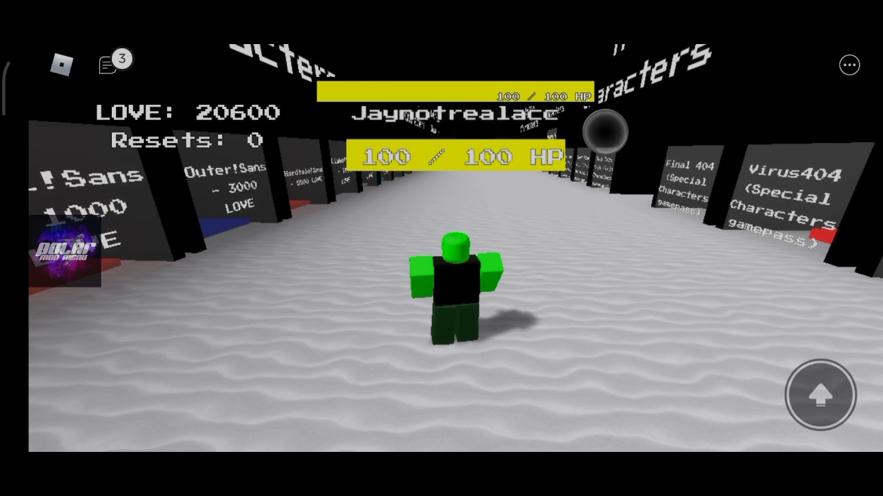 Finding secret true reset and characters (sans multiversal battles roblox) - YouTube