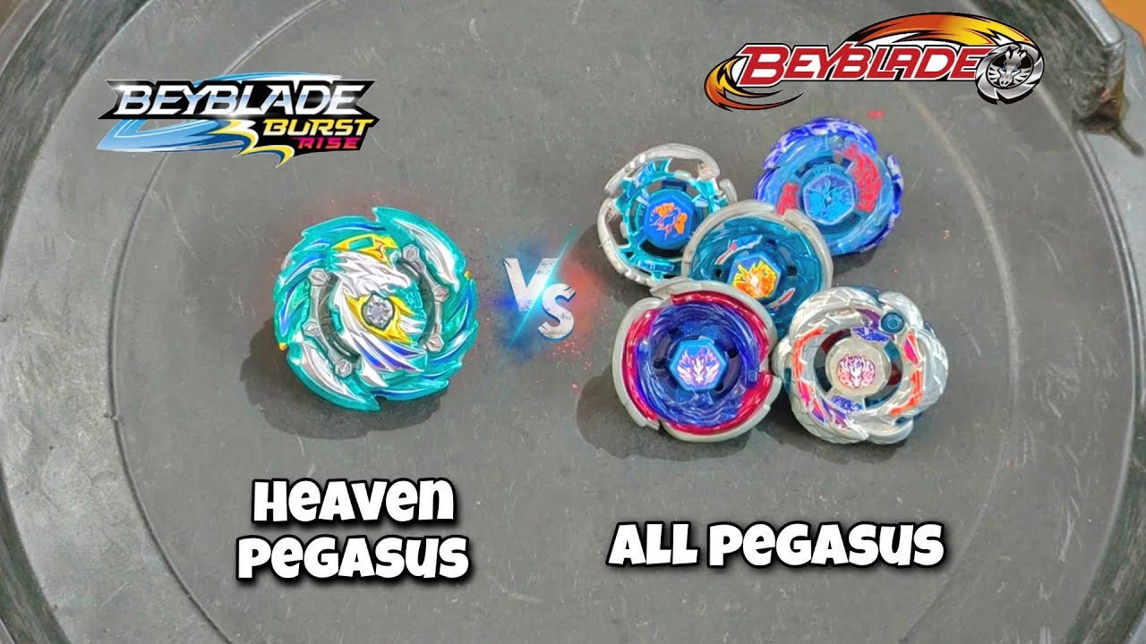 Heaven pegasus vs All pegasus metal beyblades fight - YouTube