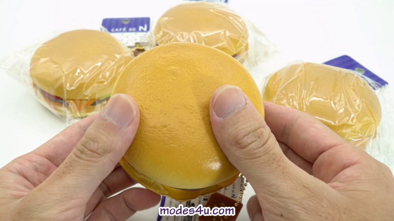 Cheeseburger Squishy - YouTube