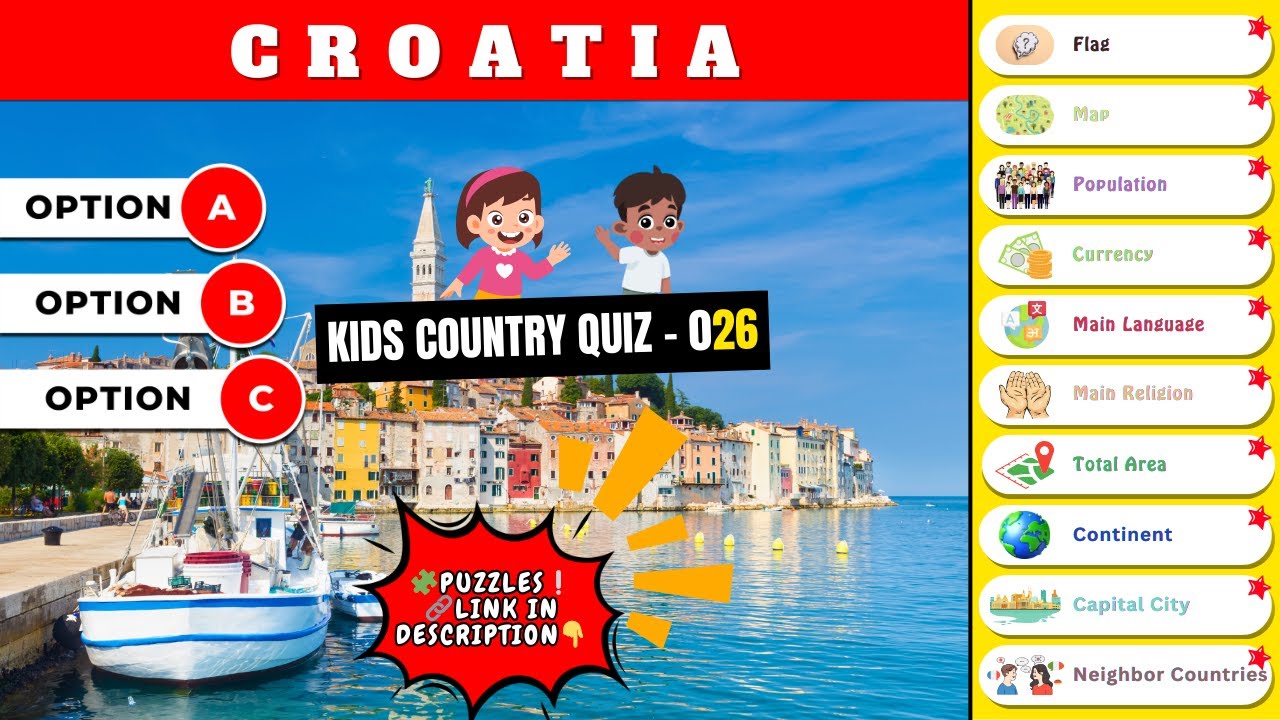 Croatia Quiz For Kids | Can You Answer These 10 Croatia Quiz Questions ...