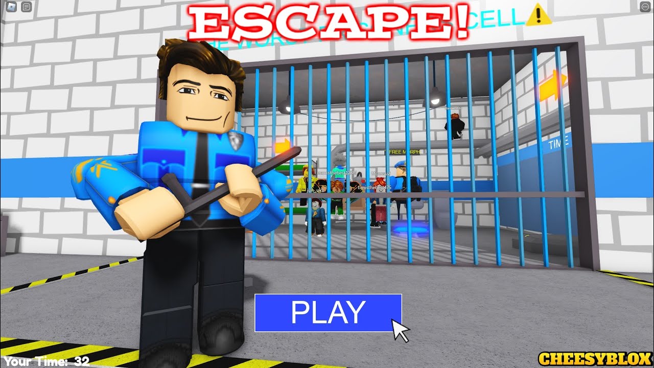 NEW | BARRY COP'S PRISON RUN! (Scary Obby) Walkthrough Full Gameplay ...