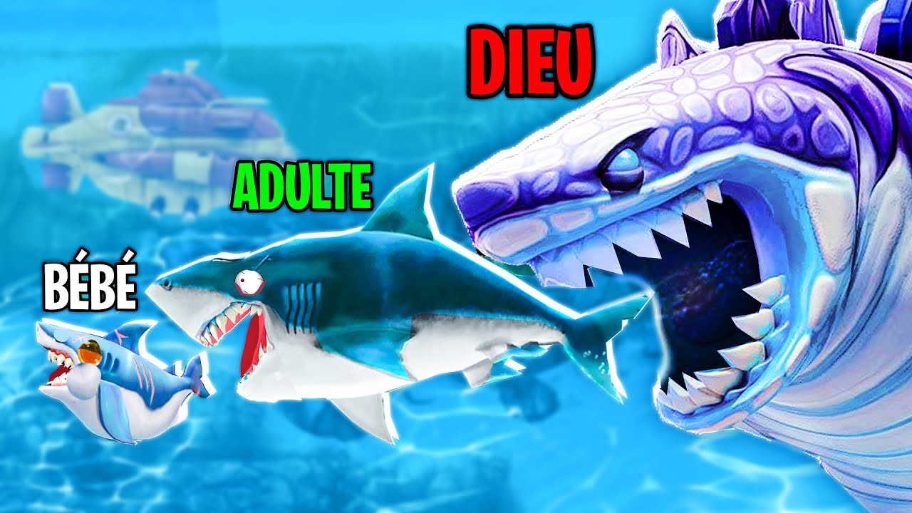 MANGER pour ÉVOLUER dans ROBLOX ! (🦈Shark Evolution) - YouTube