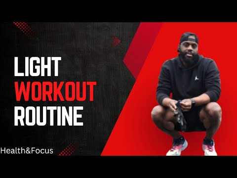 Health&Focus:Light workout routine - YouTube