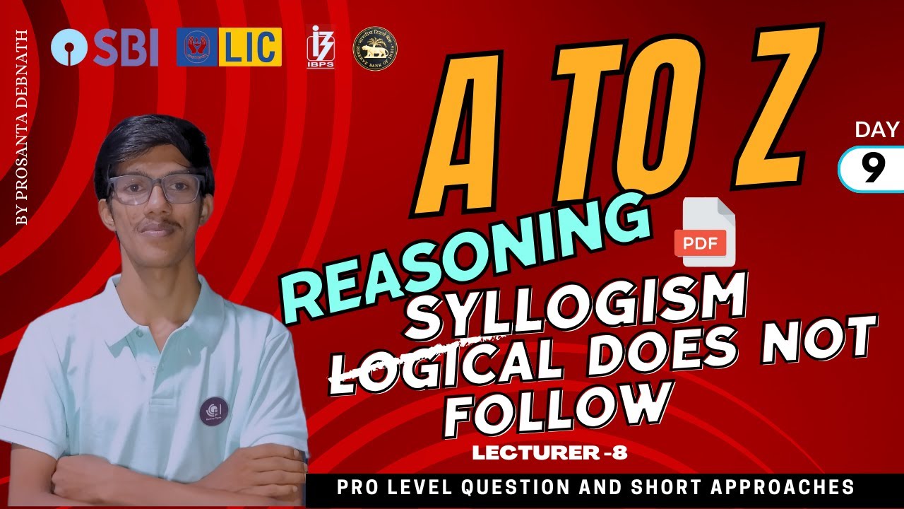 Reasoning | Foundation Batch for Bank Exams 2024 | Syllogism | by ...