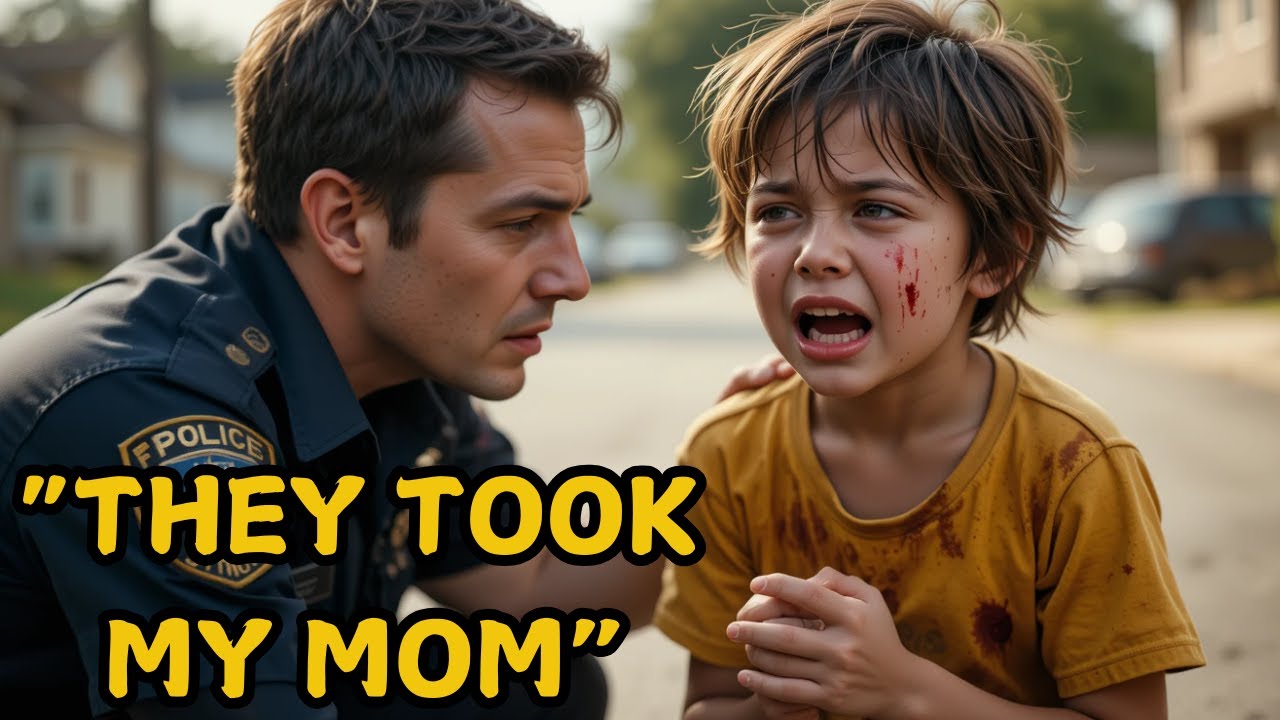 Little Boy Runs Out Crying to Police Officer, He Turns Pale When He ...