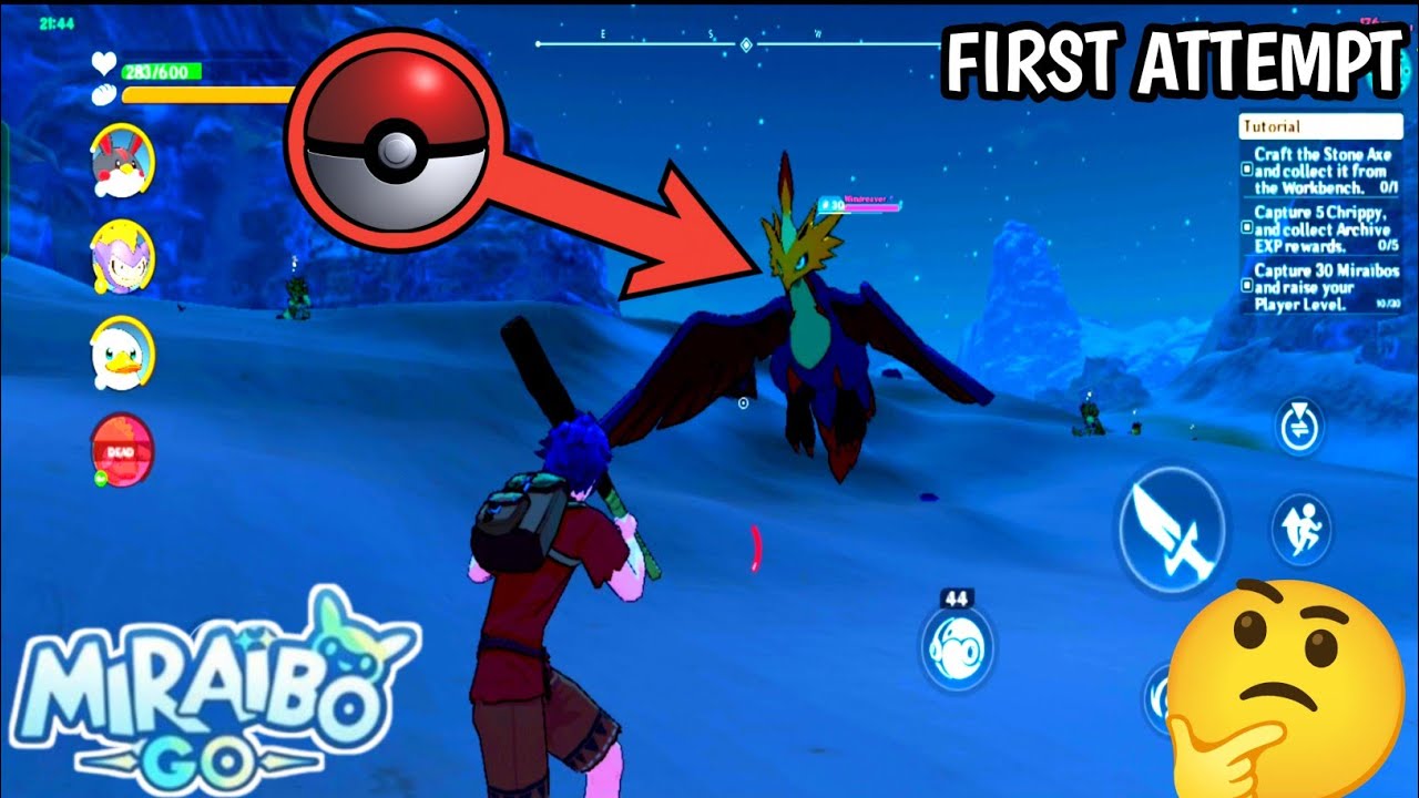 How To Catch Legendary Flying type Pals in Miraibo go Gameplay Miraibo ...