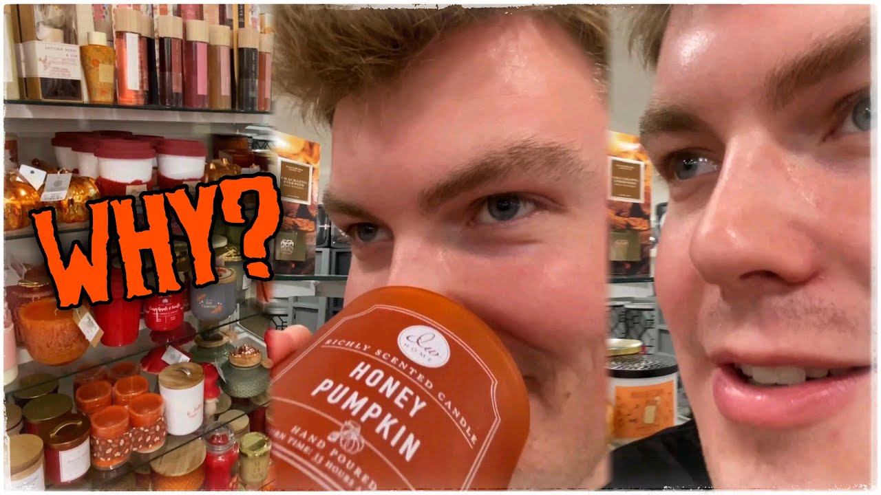 Smelling EVERY Fall Candle at Home Goods (for some reason…) - YouTube