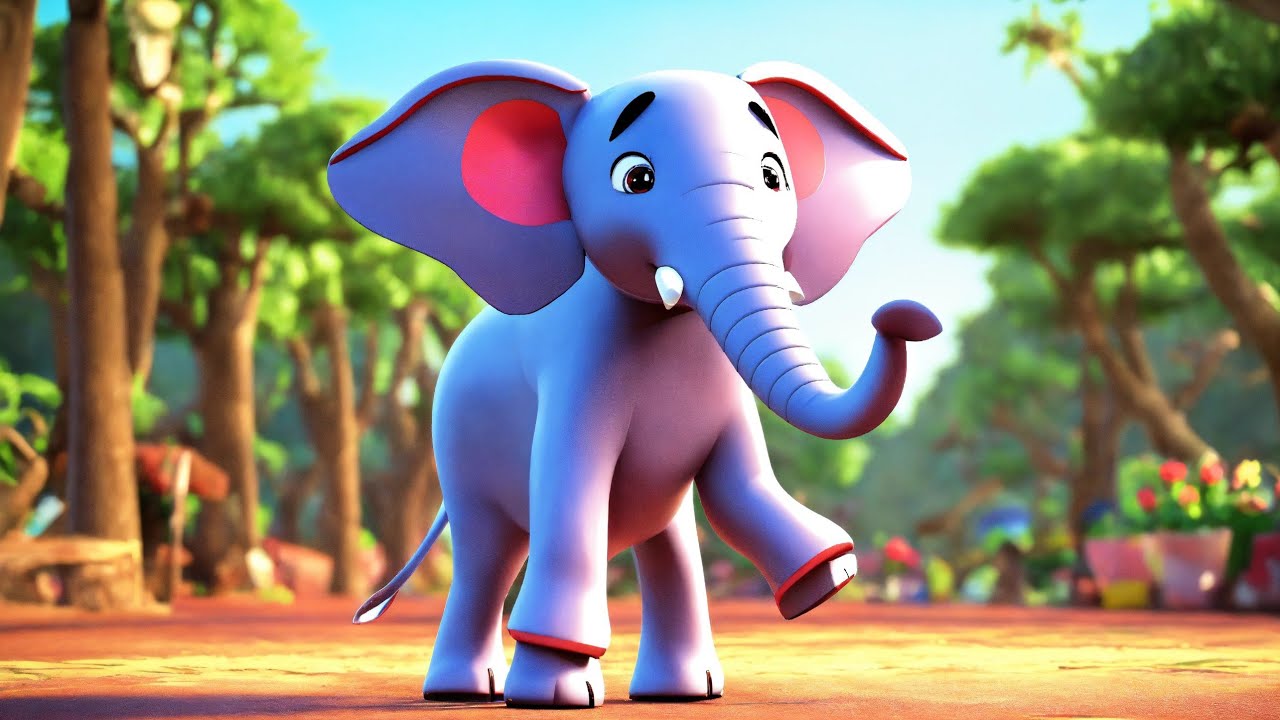 🐘 Ek Mota Hathi | एक मोटा हाथी | Hindi Rhymes for Kids - YouTube