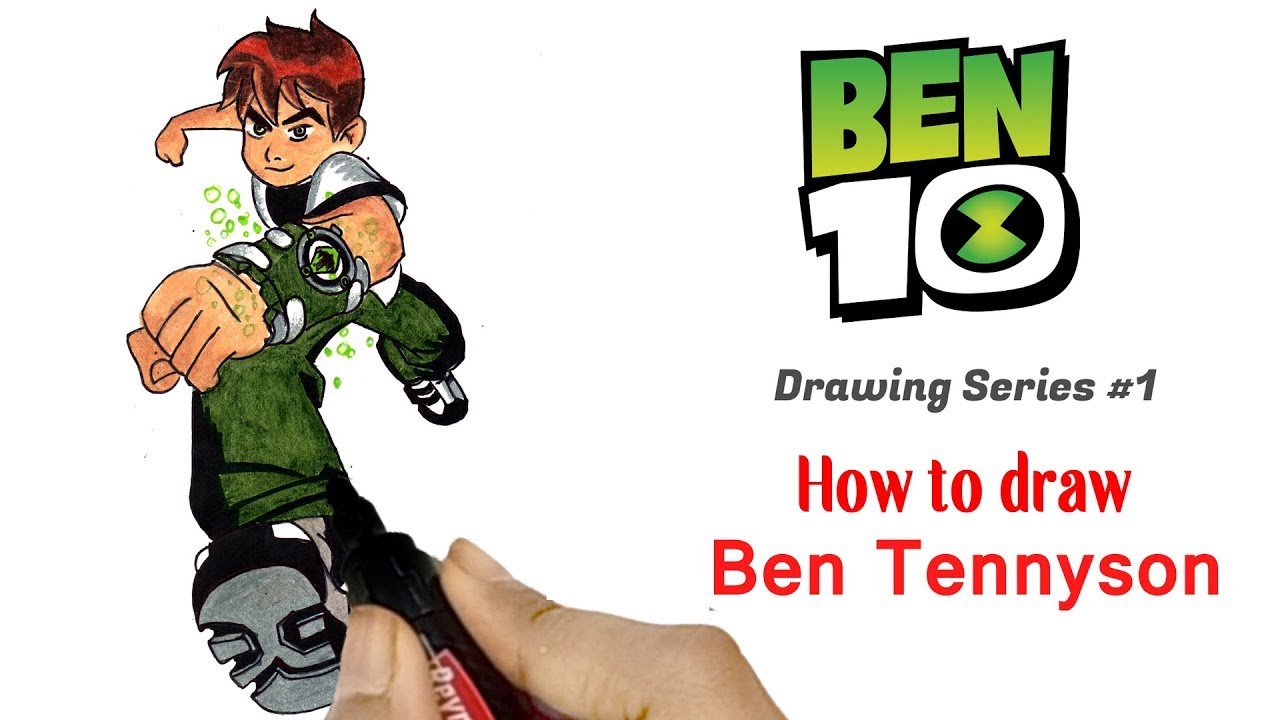 Online classes: How to draw Ben Tennyson_Ben 10 | Ben 10 drawing series ...