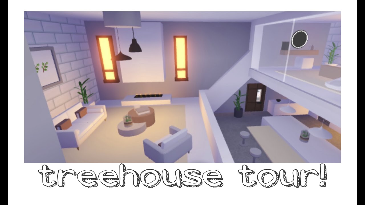 TREEHOUSE TOUR🤍🤍adopt me - YouTube