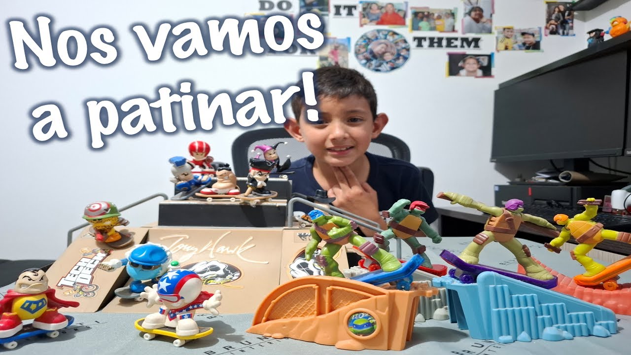 Nuestra coleccion de tech deck dudes, tech deck skate parks y Tortugas ...