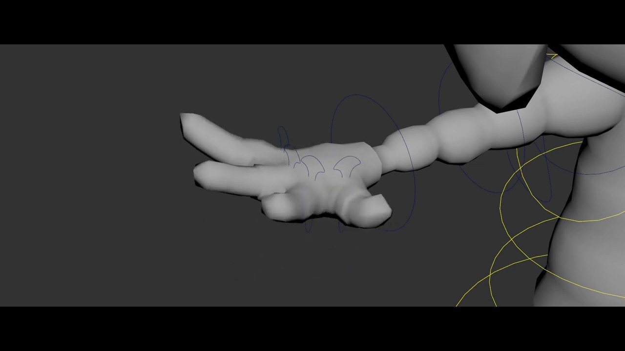 Human hand rig - YouTube