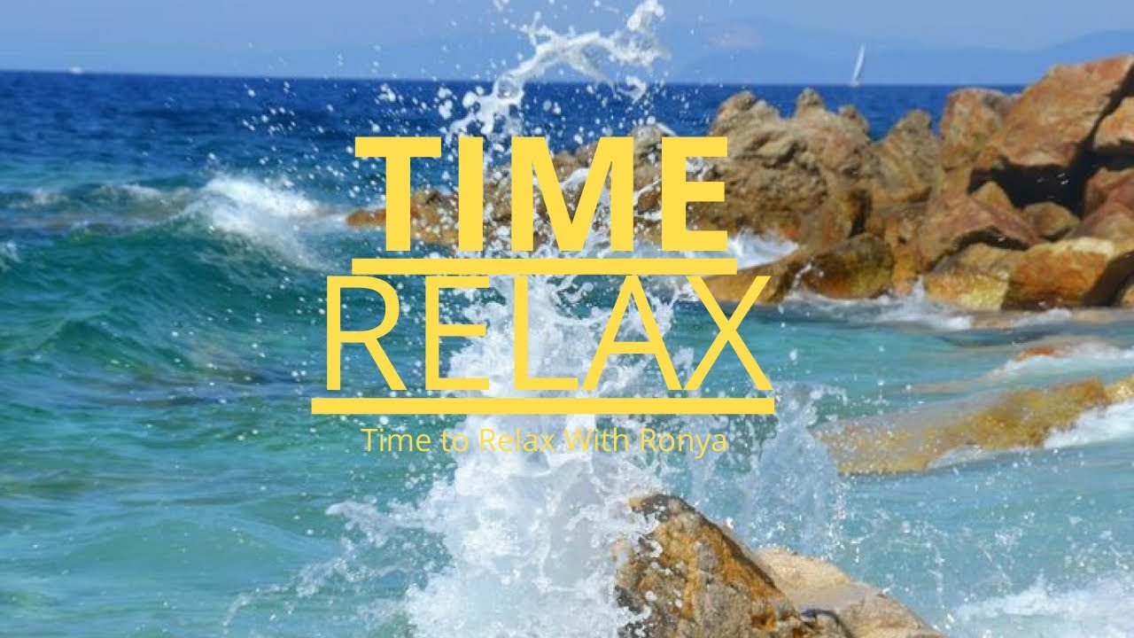 Natural Therapy - Relax Stone Beach on a Sunny Day - Stress Relief ...