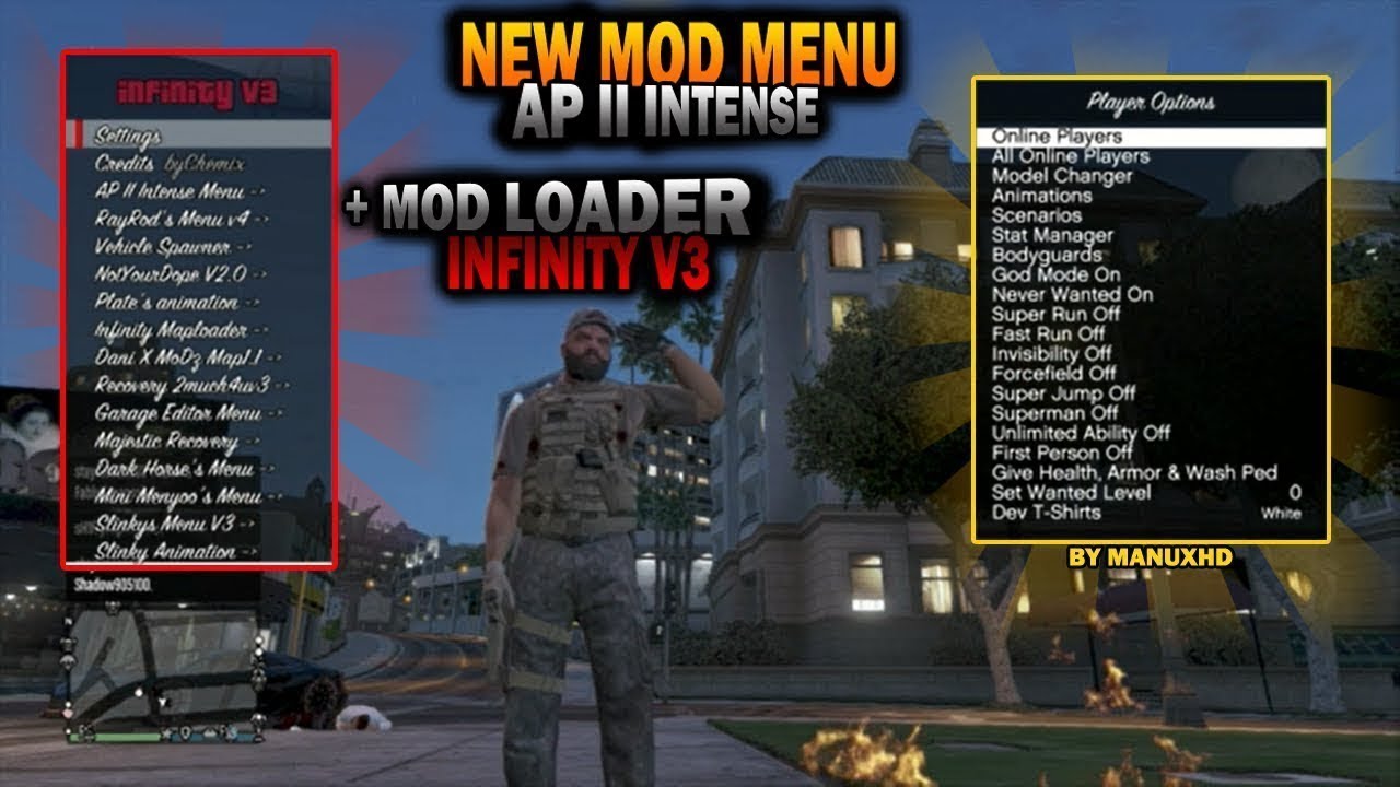 GTA V 1.27 - Infinity v3 Mod Loader (RGH/Jtag) + Download - YouTube