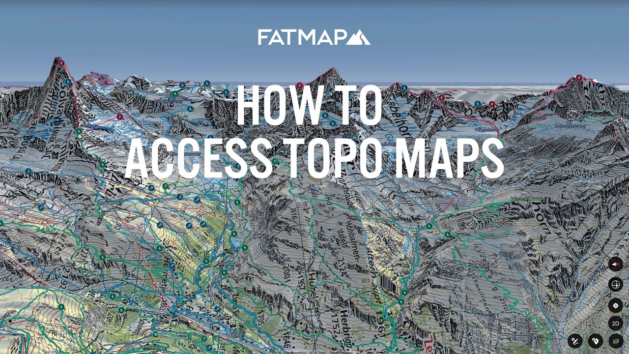 How to Access and Use 3D Topo Maps on the FATMAP Website - YouTube