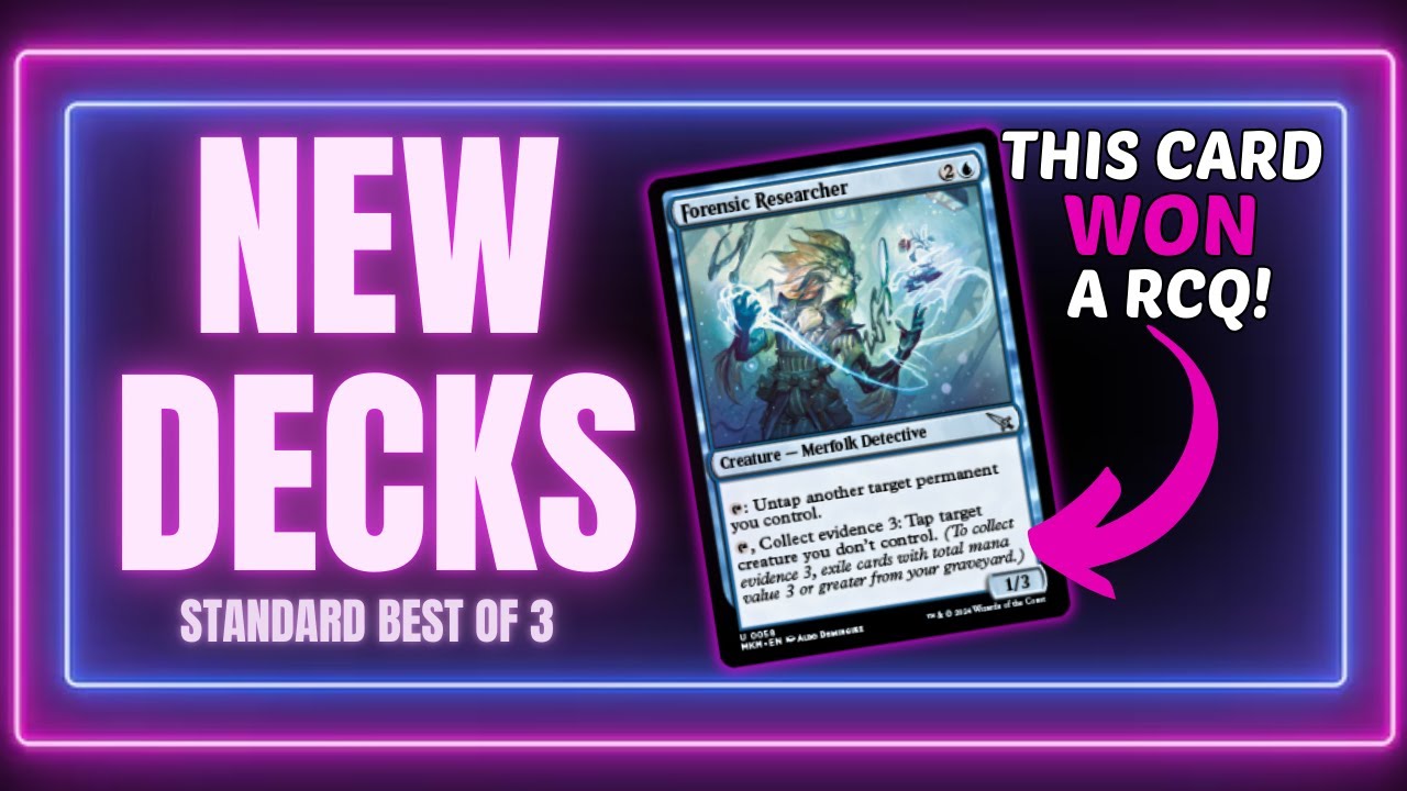 5 New Standard MTG Standard Decks You Should be Playing! - YouTube