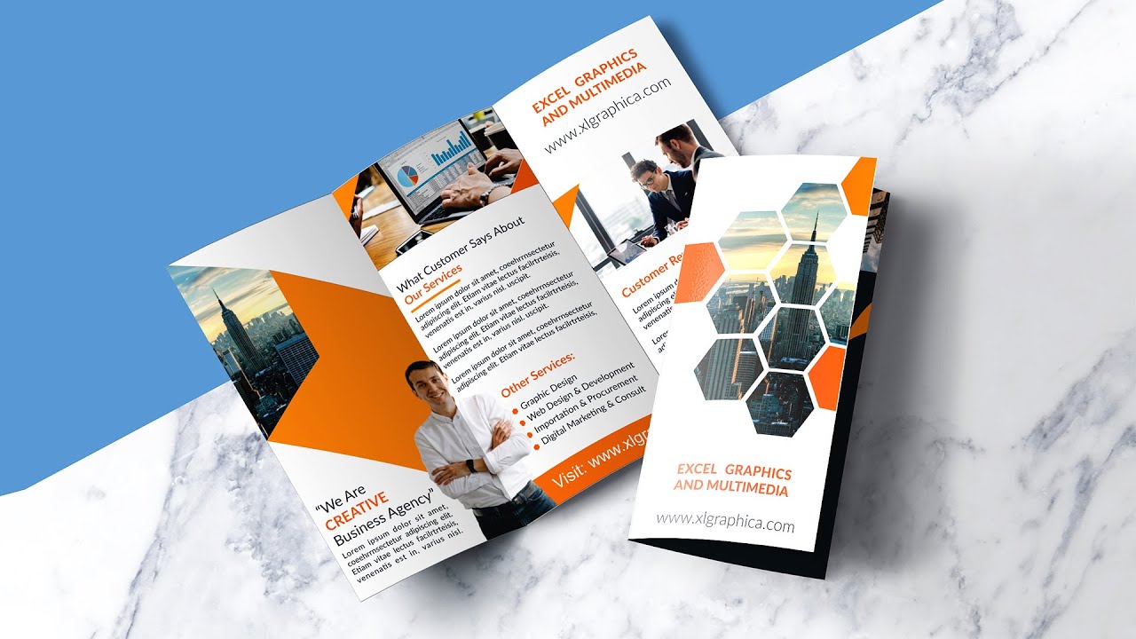 how to design professional corporate brochure in corelDRAW Tutorial ...