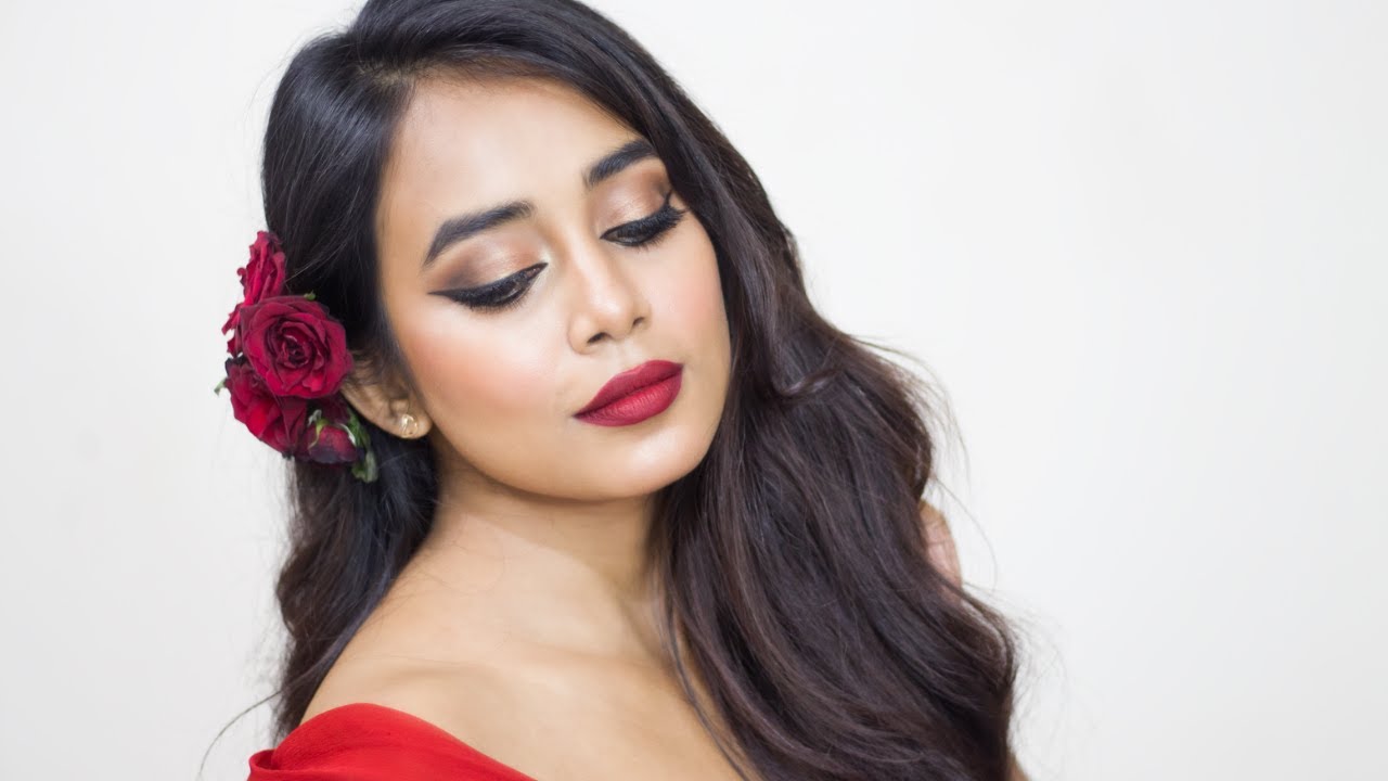 SEXY SPANISH FLAMENCO MAKEUP | Relaxing and therapeutic | DISHA KHAN ...