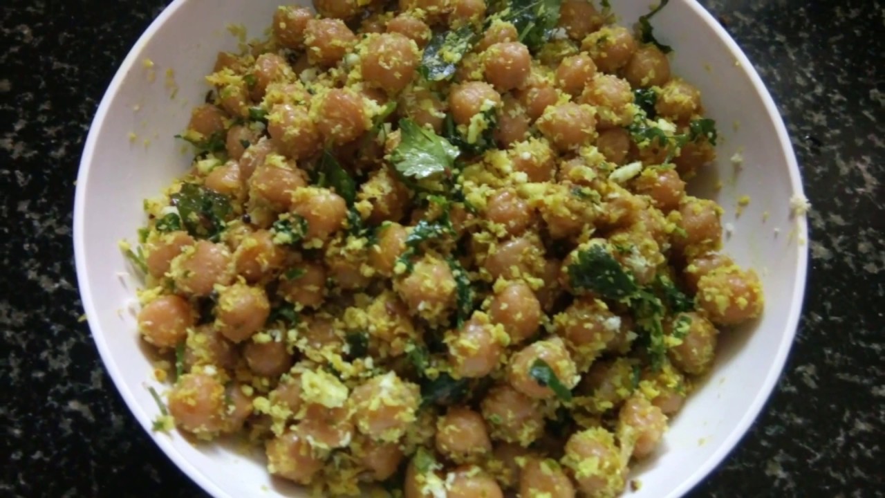 Kadlekalu usli /Kabul kadle usali /chickpea snack/ Sundal recipe ...