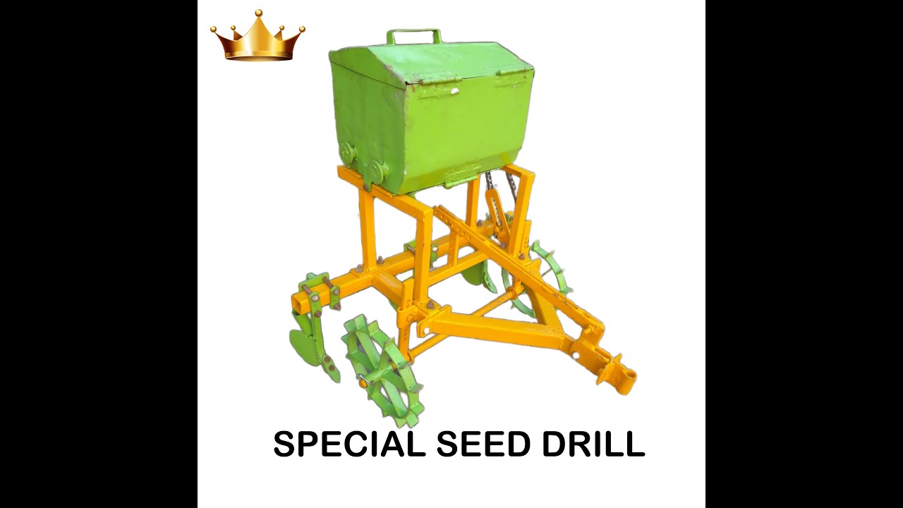 POWER WEEDER SEED DRILL - YouTube