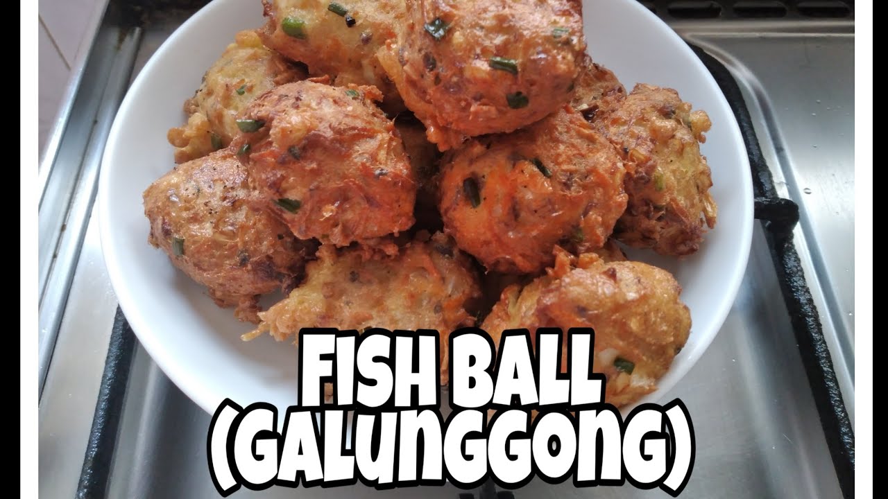 Fish ball (Galunggong fish) - YouTube
