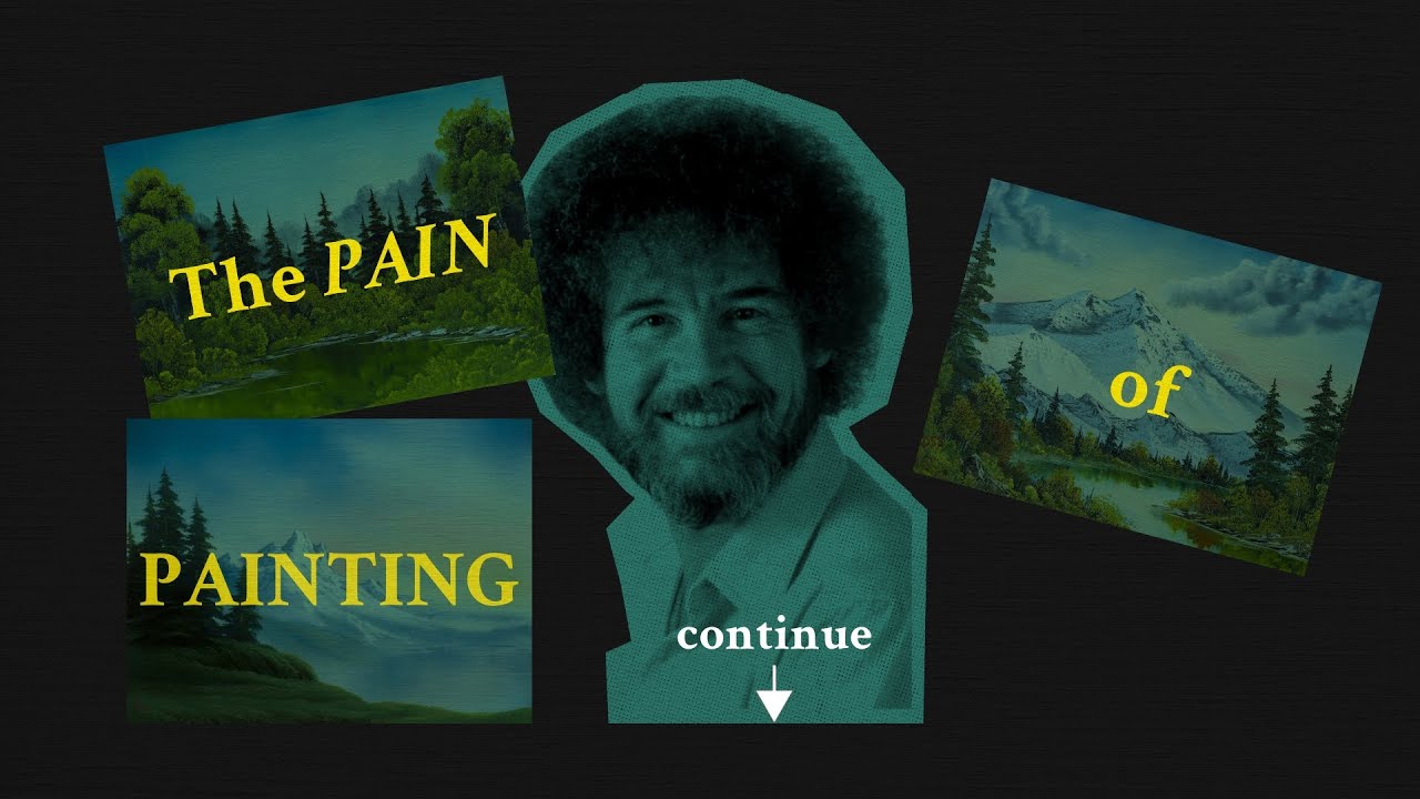 Bob Ross Website tour - YouTube