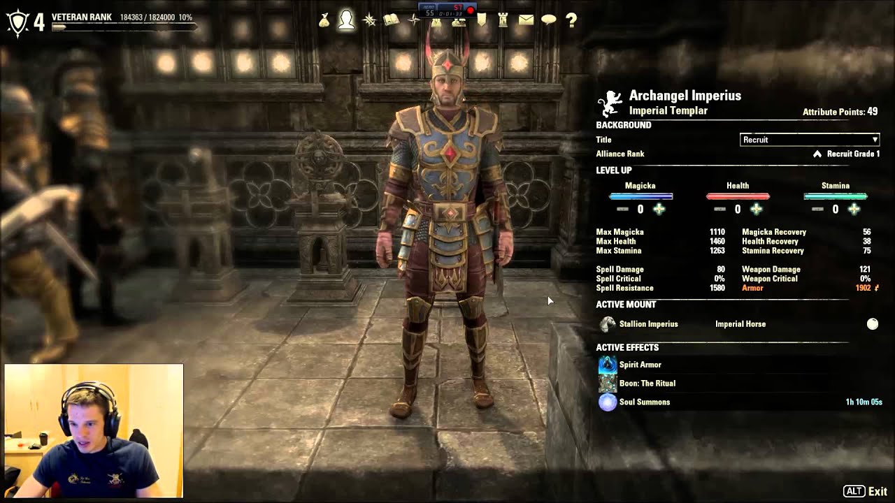 ESO Resetting Attribute Points - YouTube