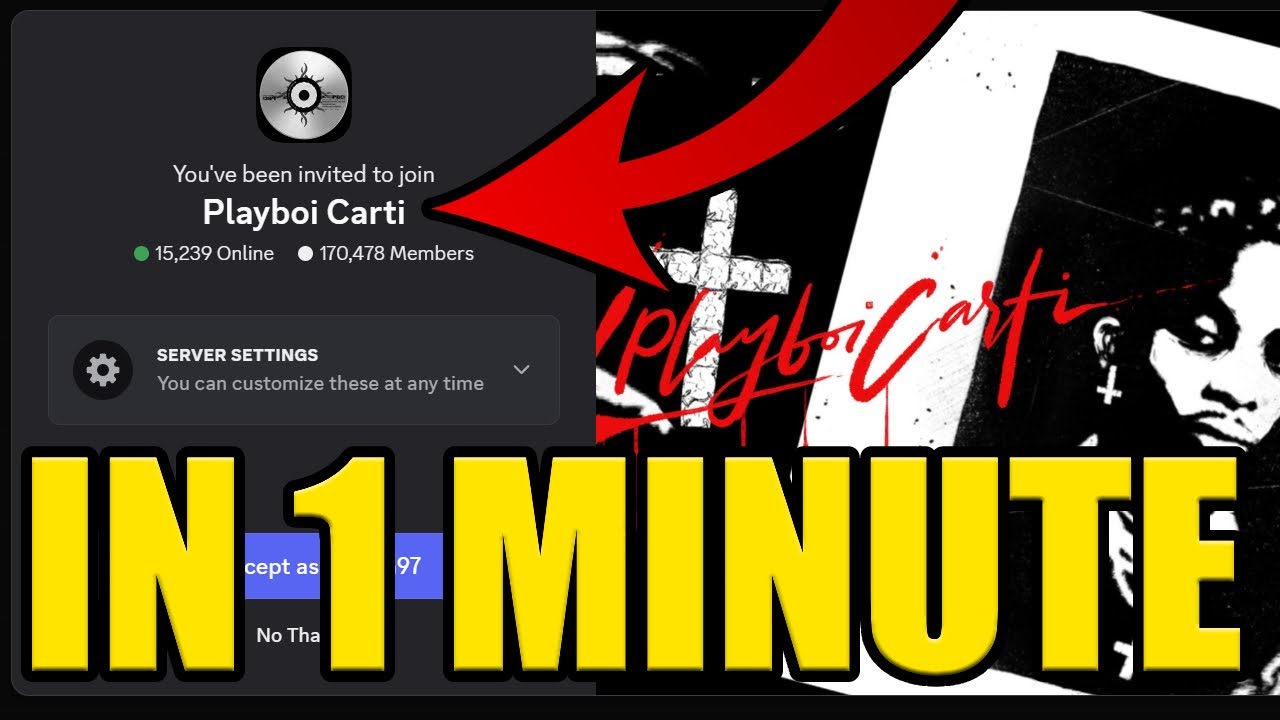 HOW to JOIN PLAYBOI CARTI DISCORD SERVER PC & MOBILE - YouTube