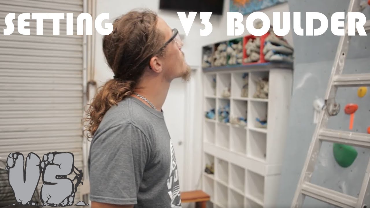 Setting a V3 Boulder - Routesetting Revisit - YouTube