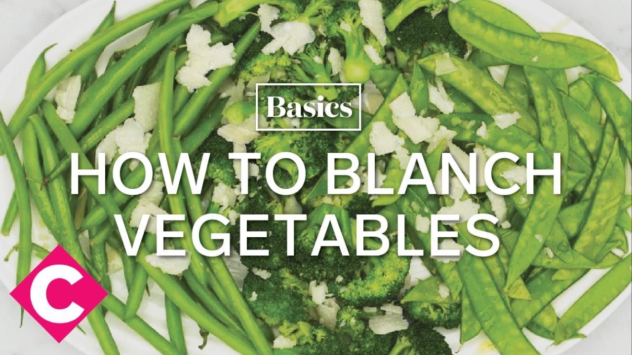 How to blanch vegetables | Chatelaine Basics - YouTube