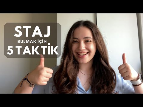 Staj Nasıl Bulunur? Üniversite ve Lise Öğrencileri için 5 Taktik!