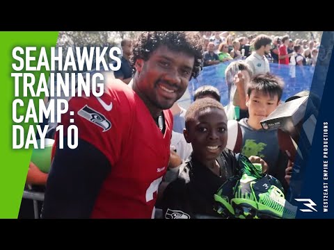 I Gave Away A Pair of My Cleats! | Seahawks Training Camp Day 10 w/ Russell Wilson