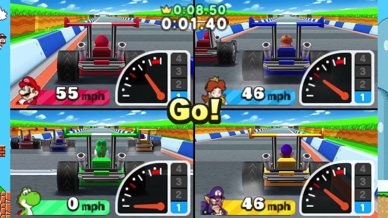 Mario Party: The Top 100 - Mario Speedwagons (マリオパーティ100 ミニゲームコレクション ...