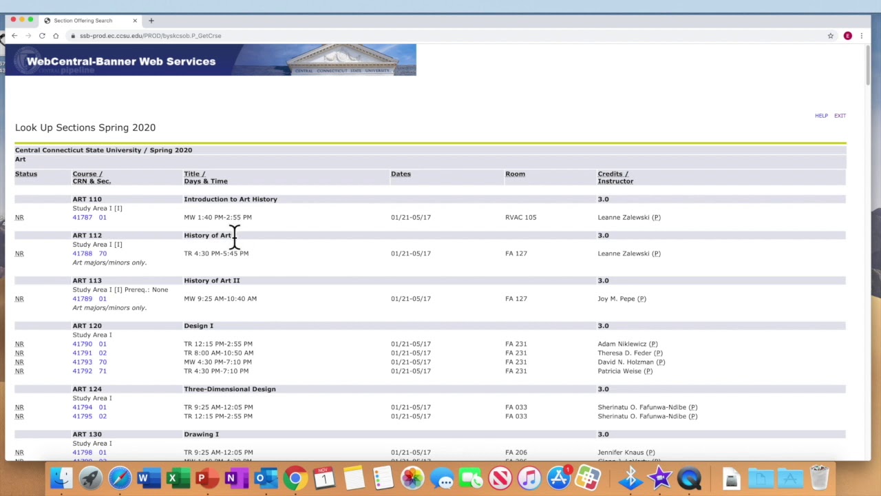 Explore Central - Searching for Classes - YouTube