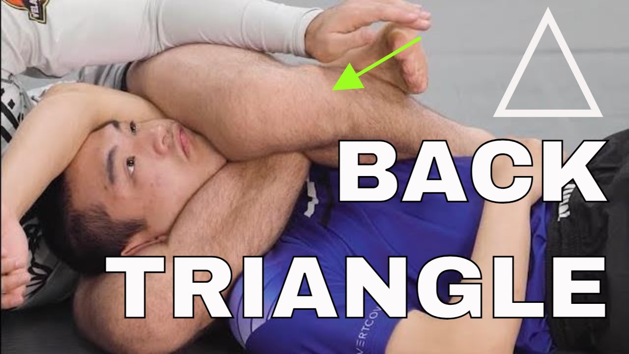 Triangle from the back, how to finish! - YouTube