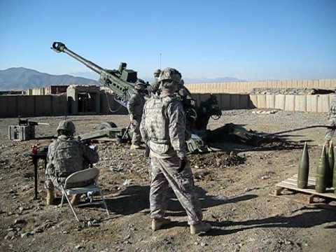 Field Artillery Afghanistan 10th Mountain Div. 3BCT FOB SHANK 4-25FA ...