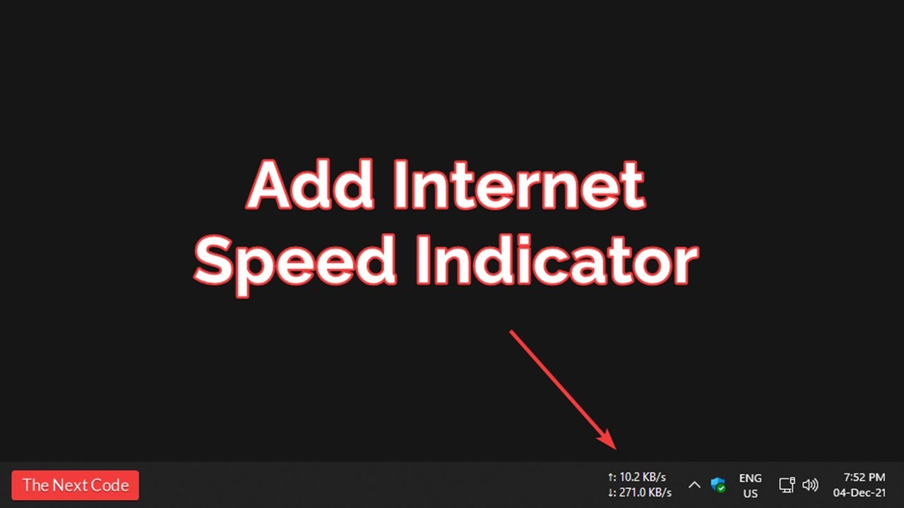 How to show internet speed in windows 11 - Traffic Monitor | 2021 - YouTube